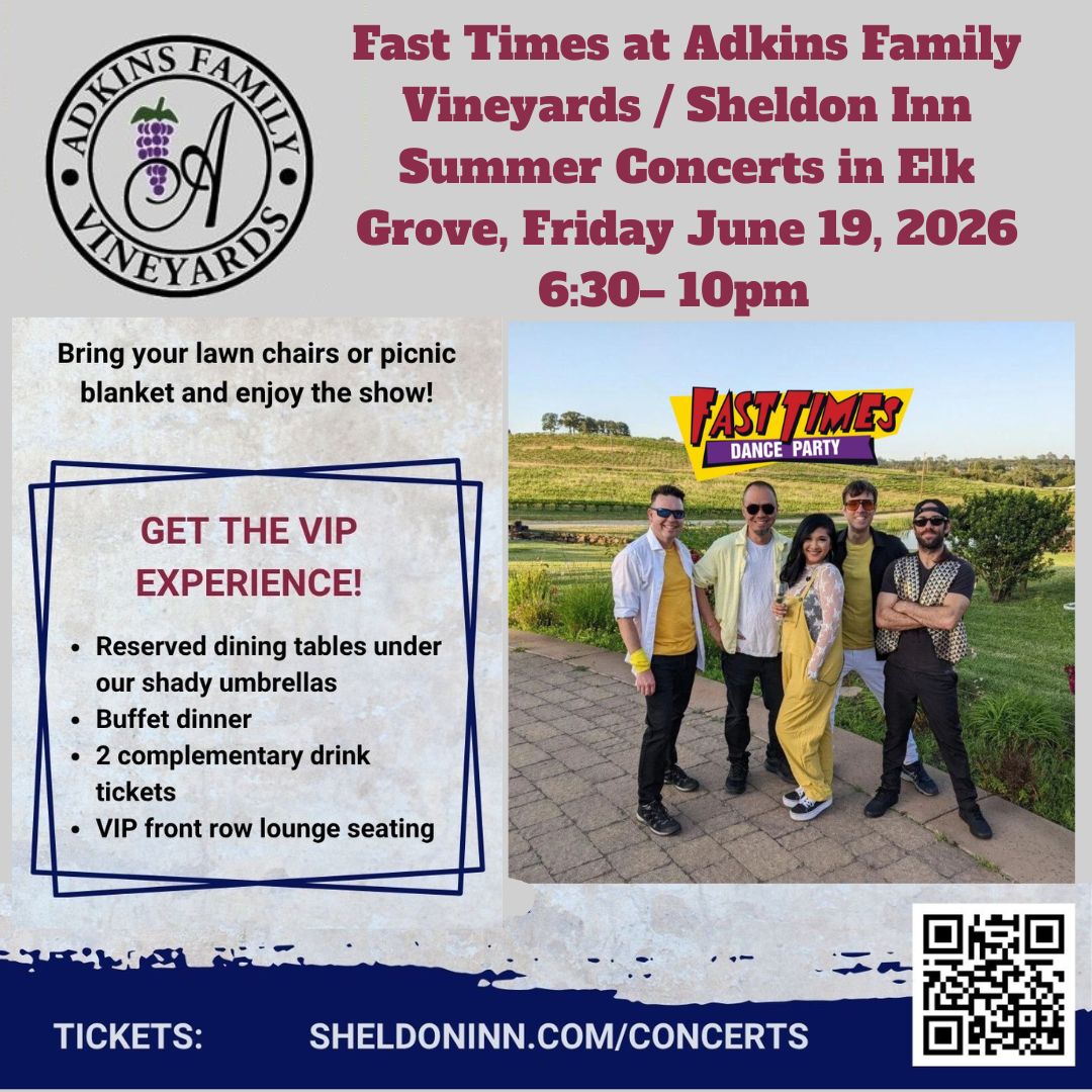 Upcoming Shows - Fast Times Band